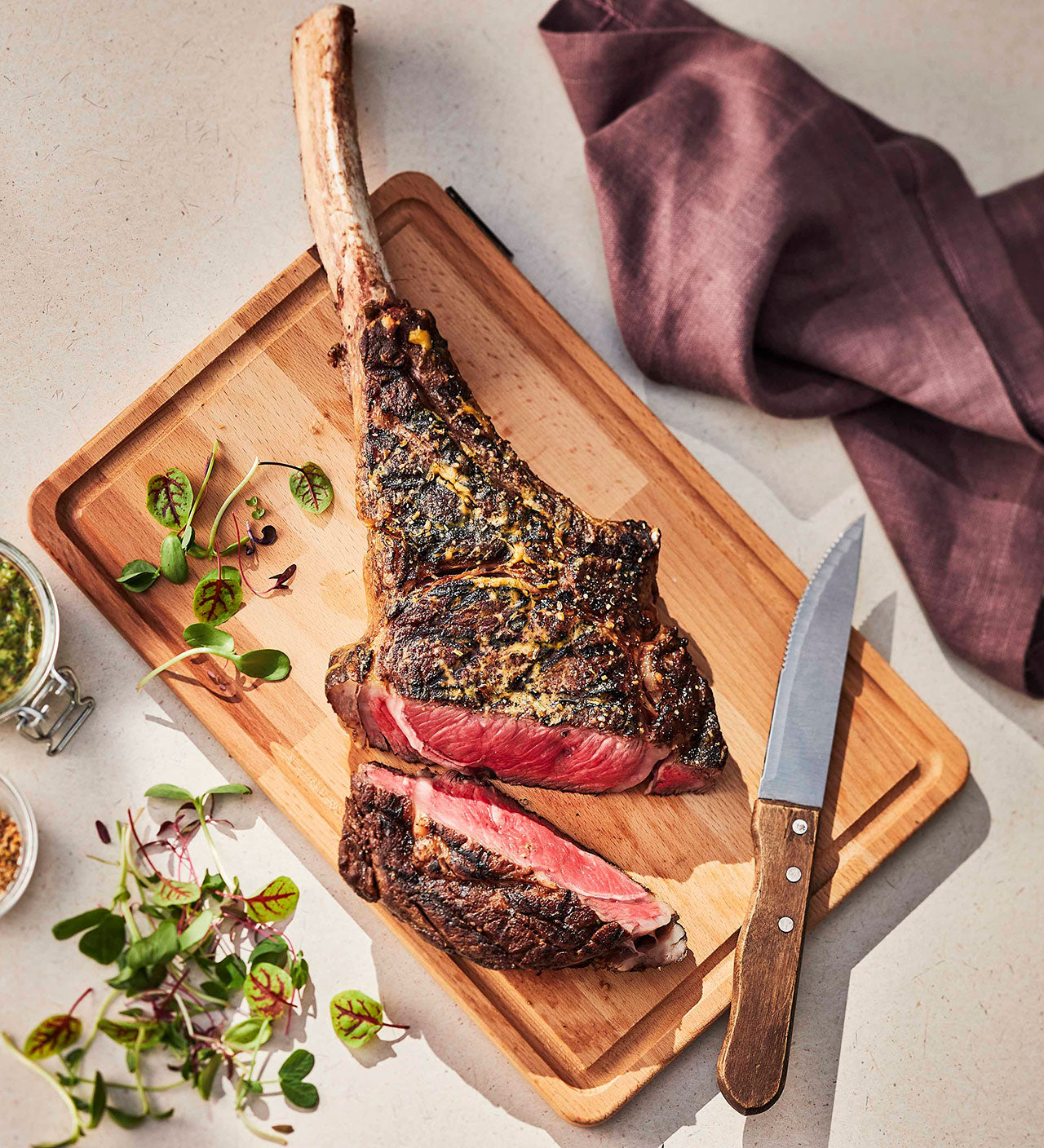 Tomahawk Aged Beef Rib AAA (1 piece between 1.2 - 1.4 kg) – Le marché ...